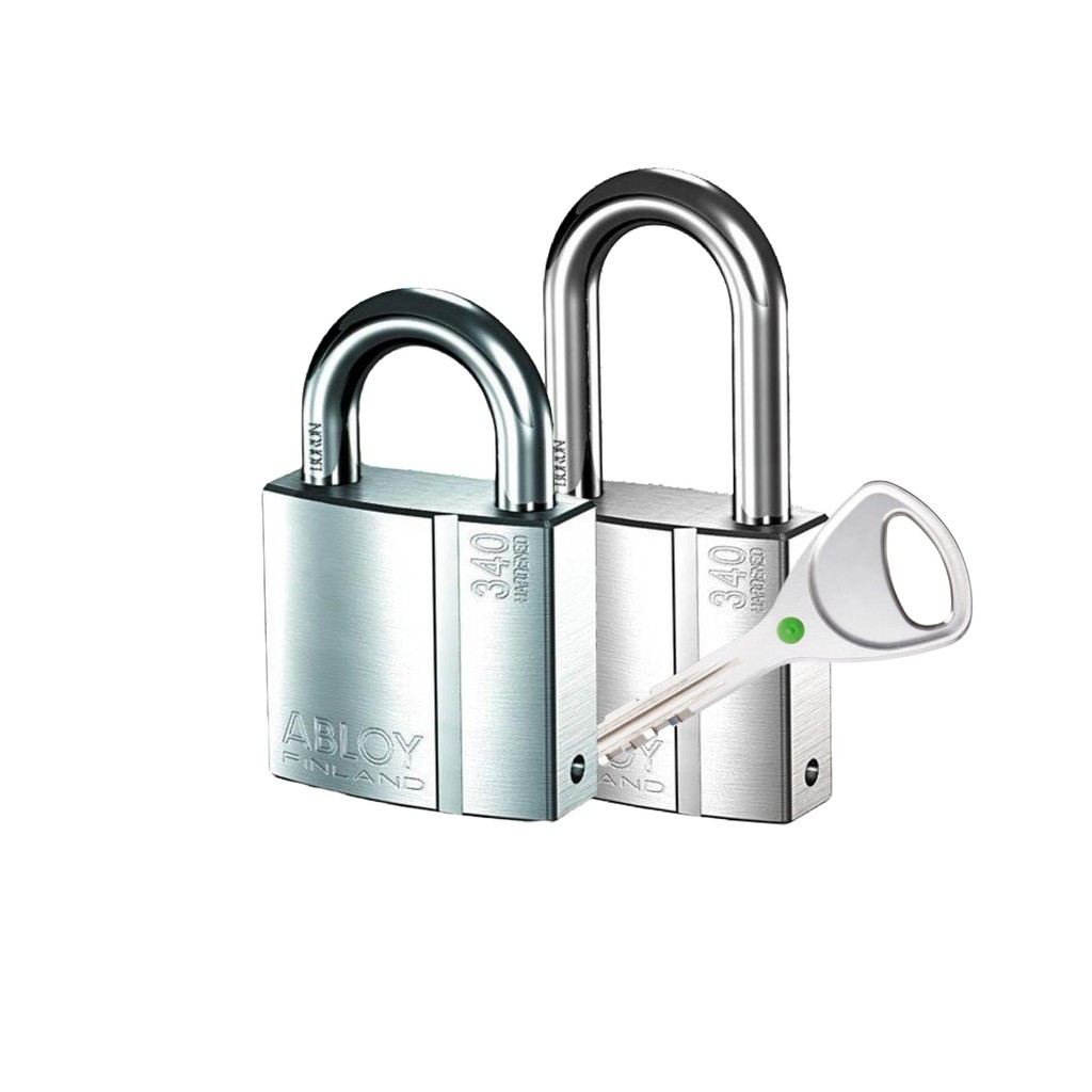 ABLOY PL340 HARDENED STEEL PADLOCK IN SENTRY KEY (SHORT/LONG SHACKLE ...