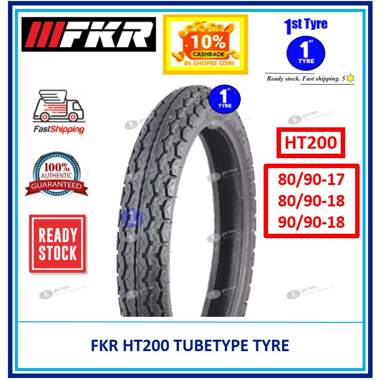 [TUBE TYPE] TAYAR FKR TUBETYPE TYRE EPSILON HT200 (BUNGA TT100) 80/90 ...