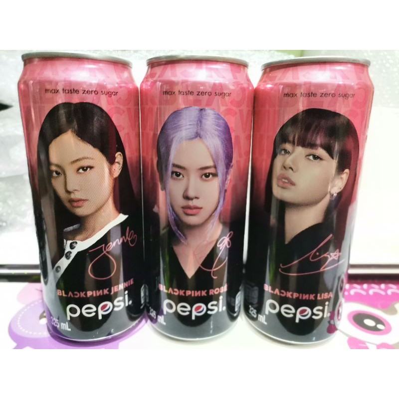 🔥HOT & TRENDING 🔥 PEPSI BLACKPINK X JENNIE X ROSE X LISA - 325 ML (PINK ...
