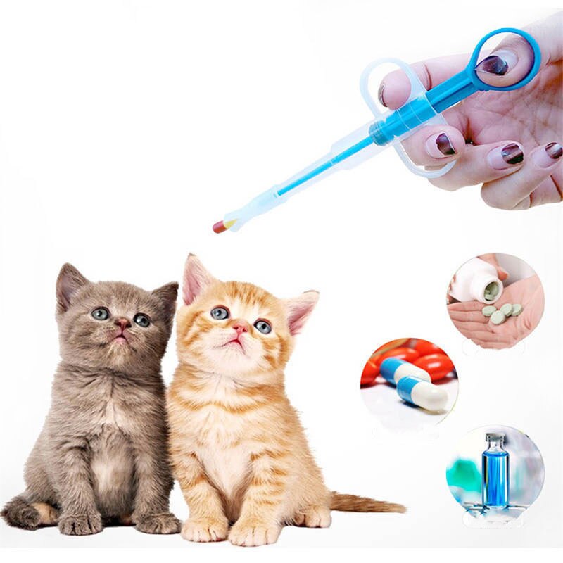 Pil Picagari Ubat Kucing Pet Medicine Feeder Injector Syringe Pill ...