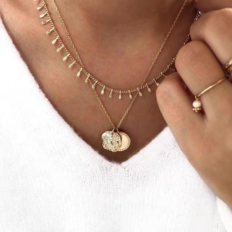 European American Niche Design Necklace Female Indian Fishbone Classy ...