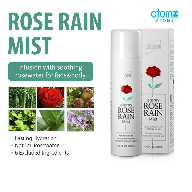 Atomy Rose Rain Mist for Face and Body 130ml | Shopee Malaysia