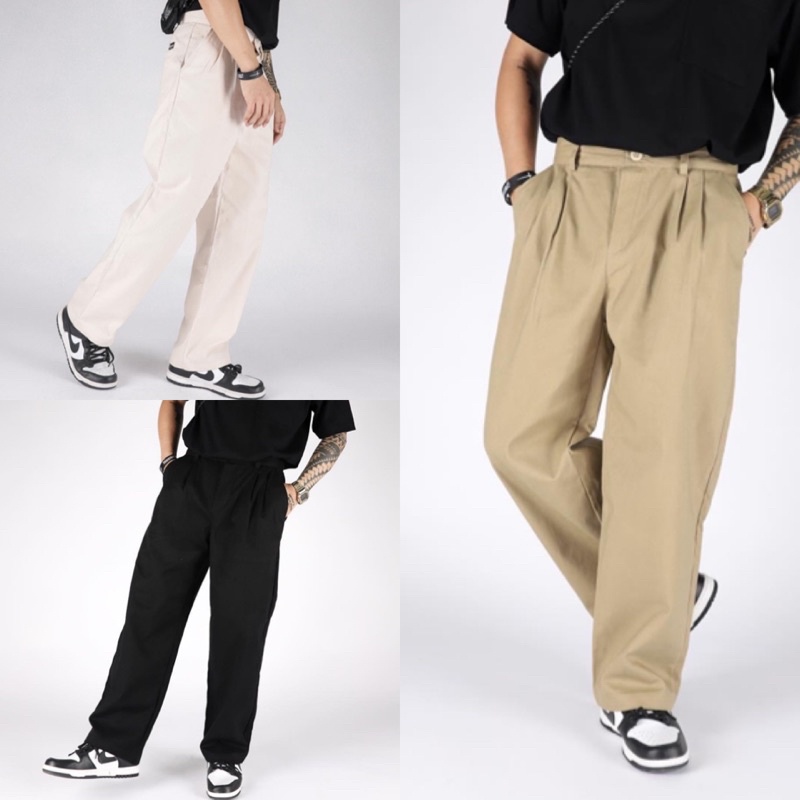 9%Clothing-Vestpoid Pants Thick Uncle Style Big Legs Can Be Worn By All ...