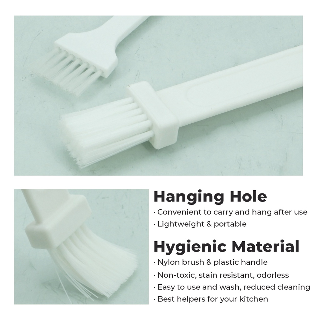 HOME PERFECT BBQ Grill Pastry Nylon Brush W/Plastic Handle,Butter Honey ...