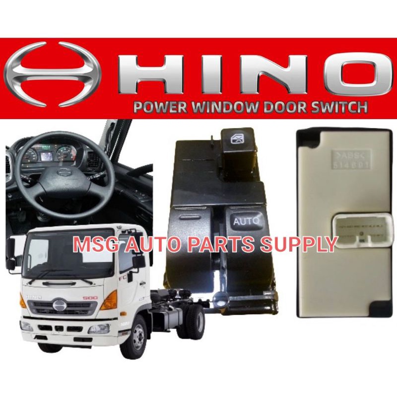 HINO 500 SERIES FD FC TRUCK DOOR DRIVER POWER WINDOW SWITCH 10Pin (NEW ...