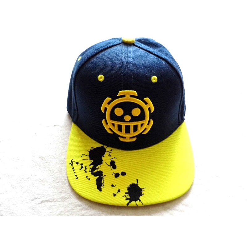 Anime ONE PIECE Baseball Cap Trafalgar Law Skull Embroidery Mark Hip ...