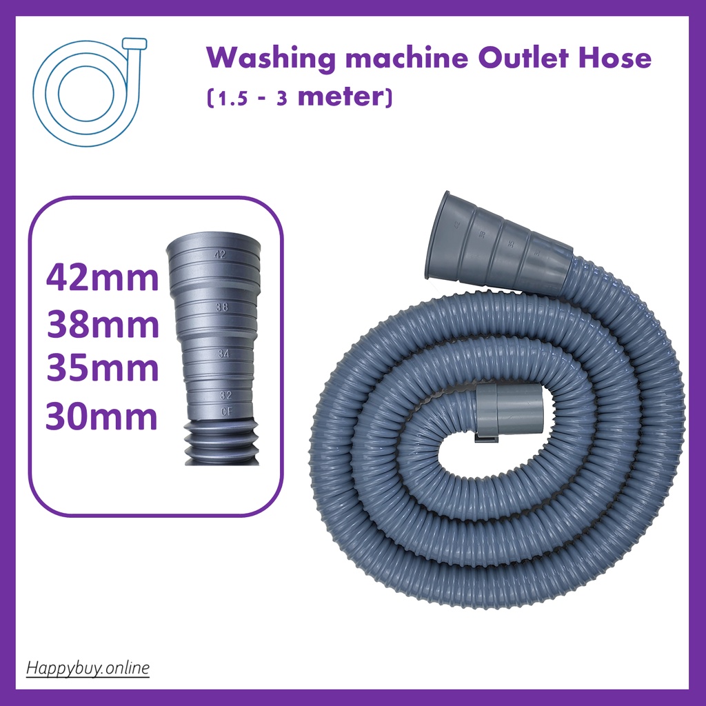 Washing Machine Outlet Hose Washer Pipe Washing Machine Drain Outlet ...