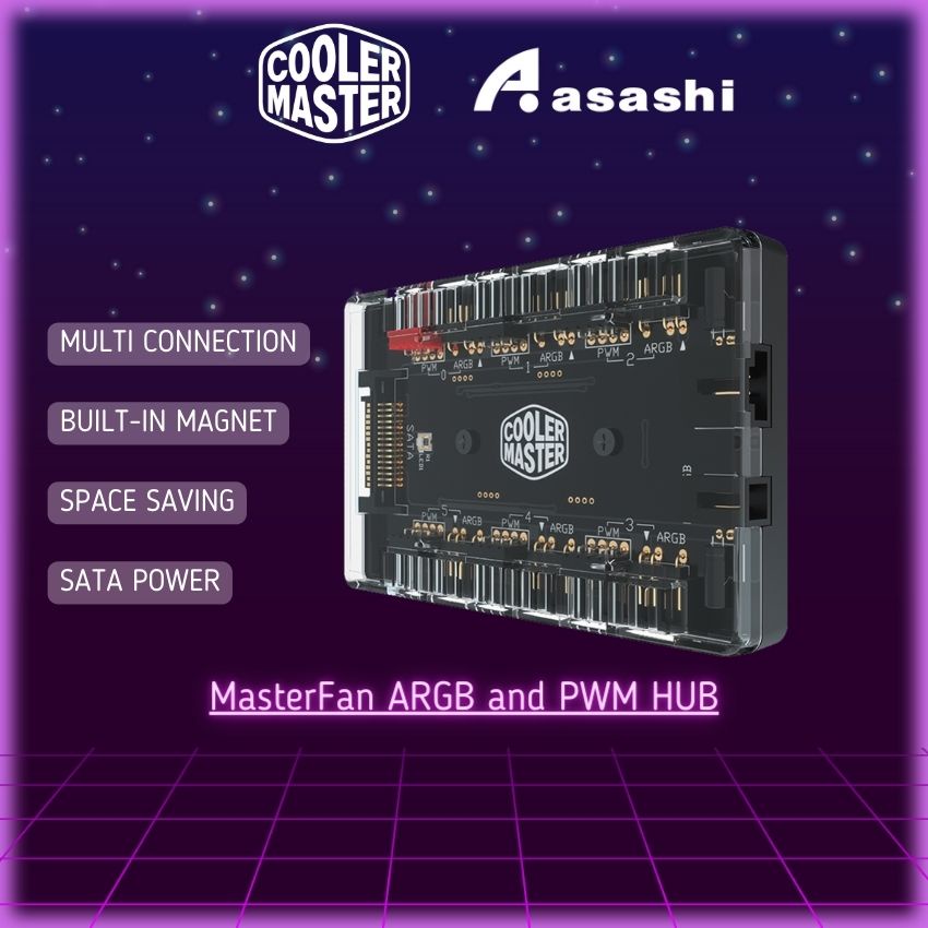 Cooler Master MasterFan ARGB and PWM HUB | Shopee Malaysia