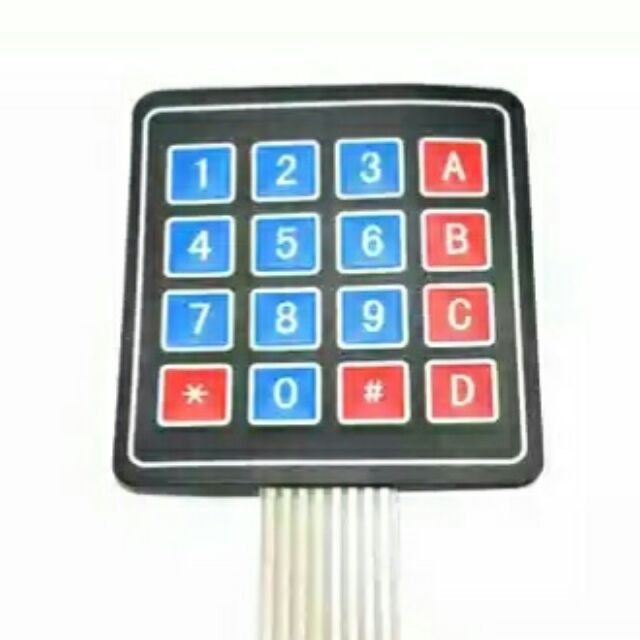 4x4 Membrane Keypad Arduino Shopee Malaysia