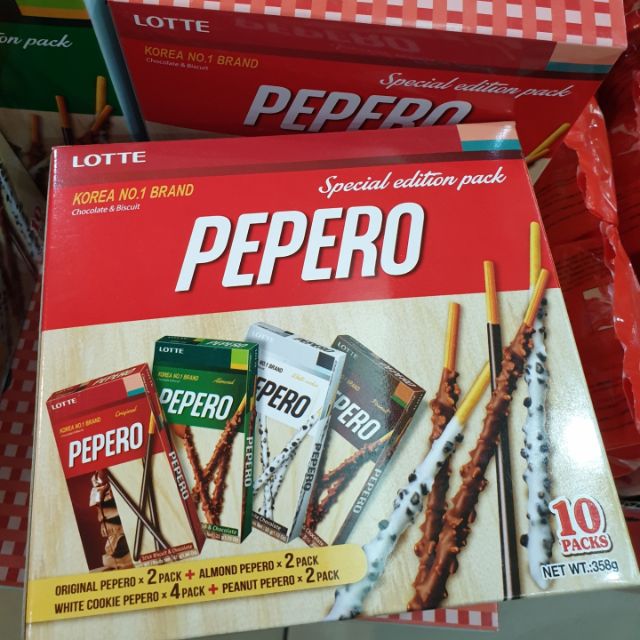 Pepero SPECIAL EDITION PACK (10pack) | Shopee Malaysia
