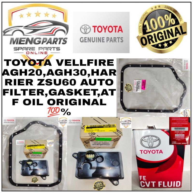 ORIGINAL 💯% TOYOTA VELLFIRE AGH20,AGH30 2.5,3.5 ,HARRIER ZSU60 AUTO ...
