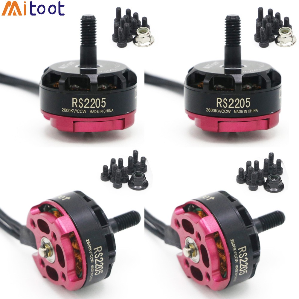 Mitoot RS2205 2300KV 2600KV Brushless Motor CW CCW for Rc QAV200 210 ...