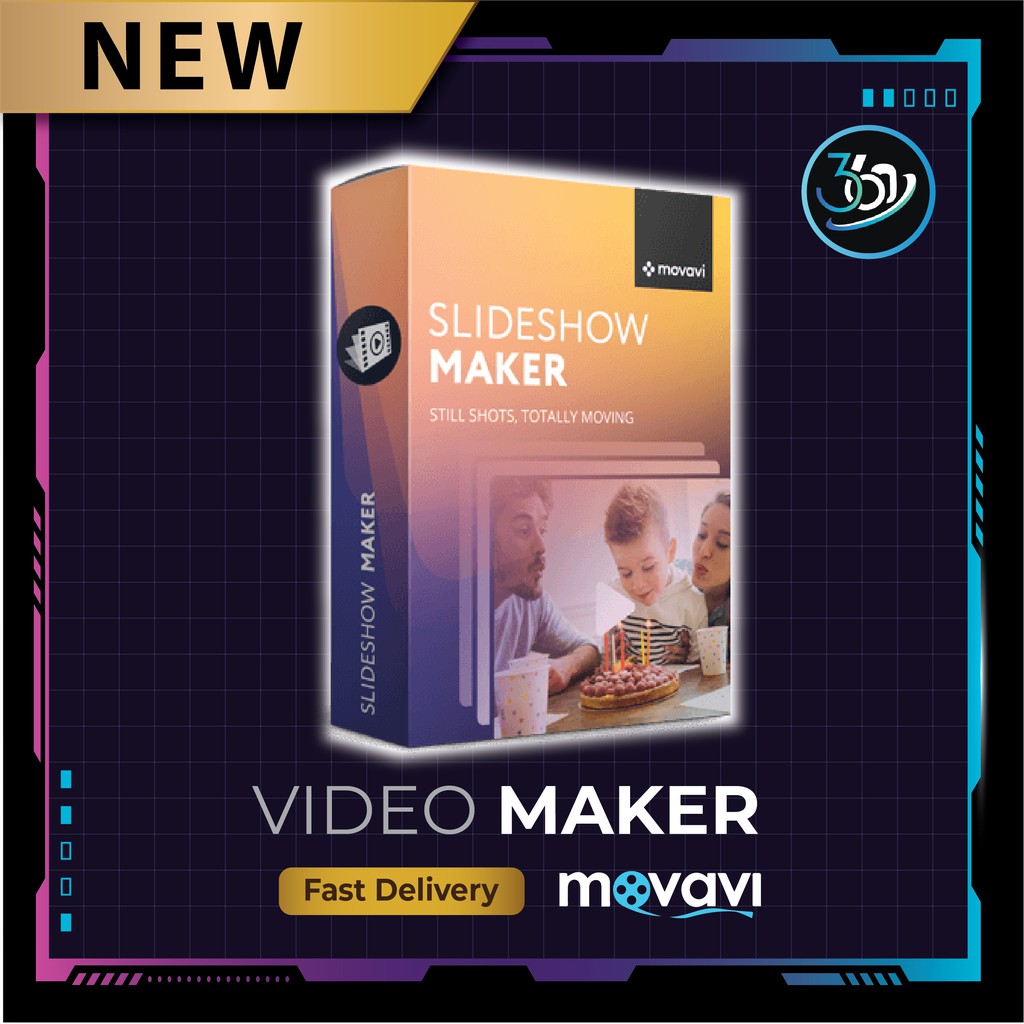 Movavi Slideshow Maker 7.0 For windows (Latest OCT 2020) | Shopee Malaysia