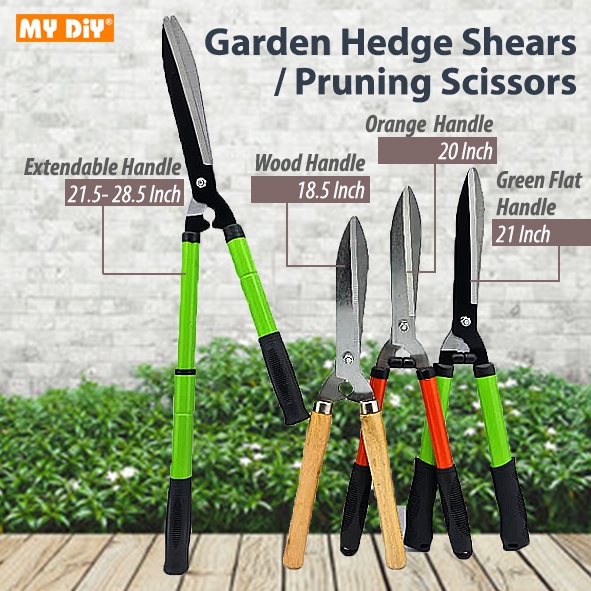 MYDIYHOMEDEPOT - Garden Grass Shear Cutter Grass Trimmer Pruning Shear ...