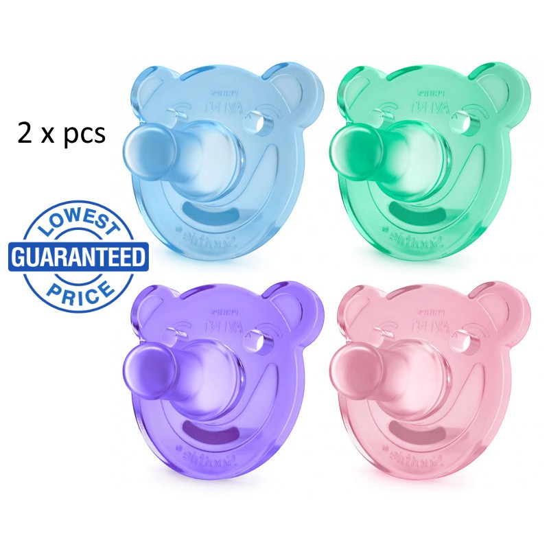 Philips Avent Soothie Pacifier Bear Shape x 2 pcs | Shopee Malaysia