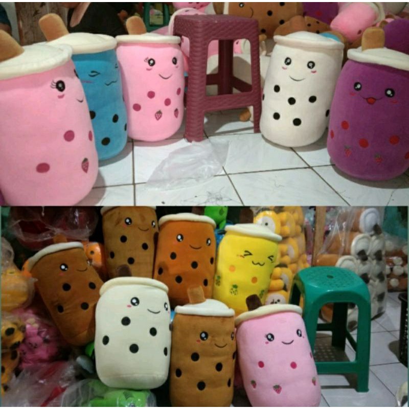 Doll Boba Jumbo Bubble Milk Tea size XL (48cm) | Shopee Malaysia