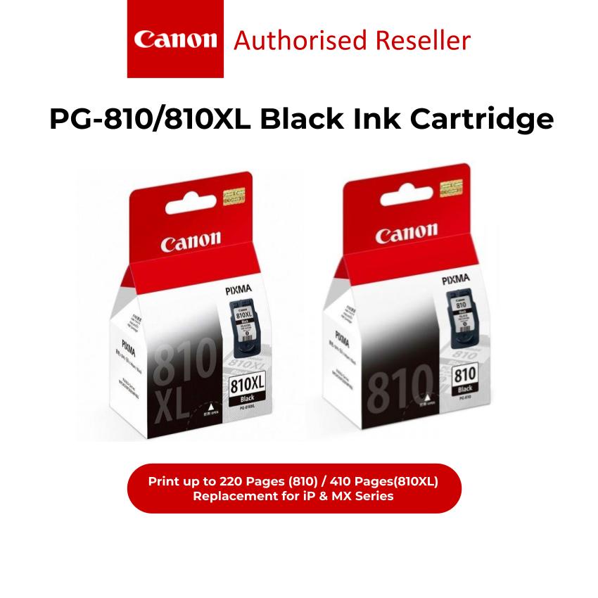 CANON PG-810 (9ML) / PG-810 XL (13ML) Black Ink Cartridge for Canon IP ...