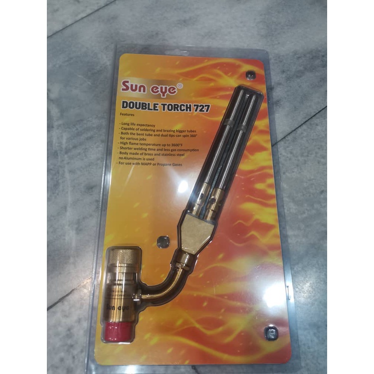 Mapp Gas Single Torch/Double Torch Welding Torch Brazing Soldering ...
