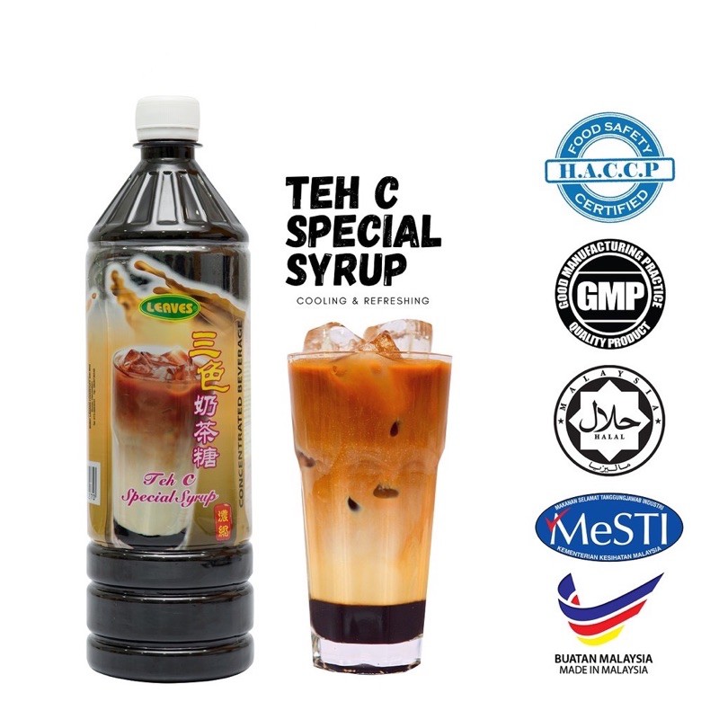 Leaves Juice Teh C Special Syrup Sirap (Sijil Mesti,Halal,GMP Certified ...