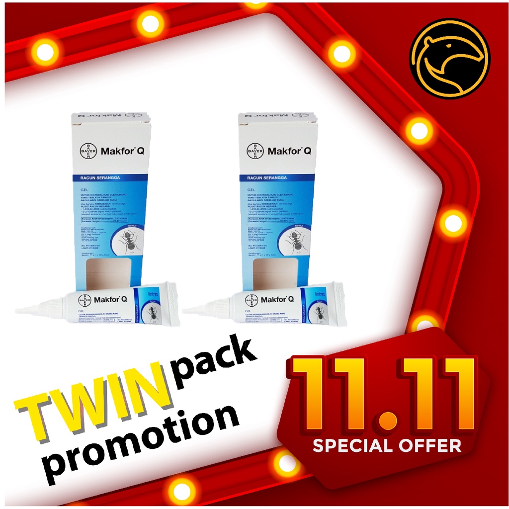 [Twin Pack] Bayer Makfor® Q Insect Gel (30 mg) | Shopee Malaysia