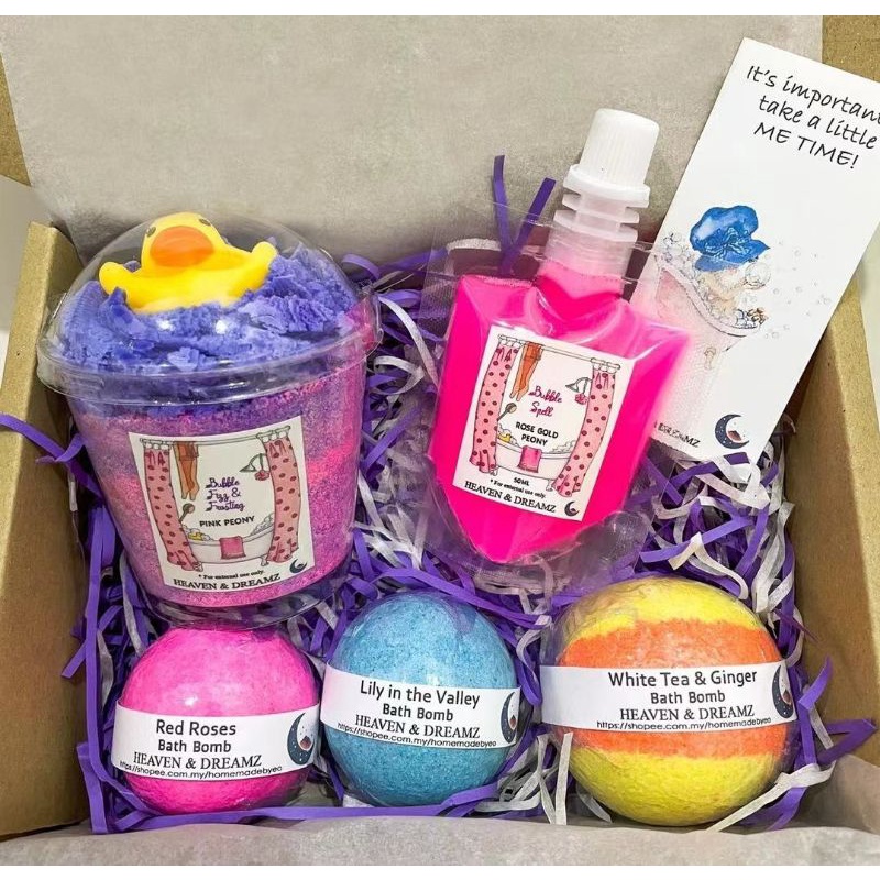 (ME TIME Bola Bubbles)Bath Bomb & Bubble Spell Set / STAYCATION ...