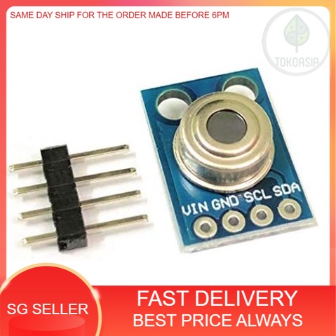 GY-906 BAA MLX90614ESF Non Contact Infrared Temperature Sensor Module IIC I2C Serial for Arduino ...