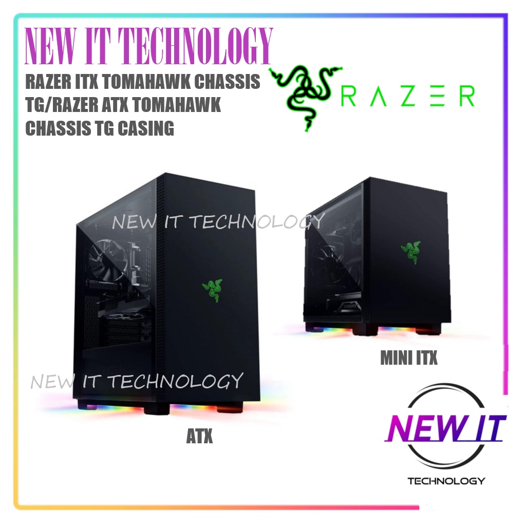 RAZER ITX TOMAHAWK CHASSIS TG RAZER ATX TOMAHAWK CHASSIS TG CASING ...