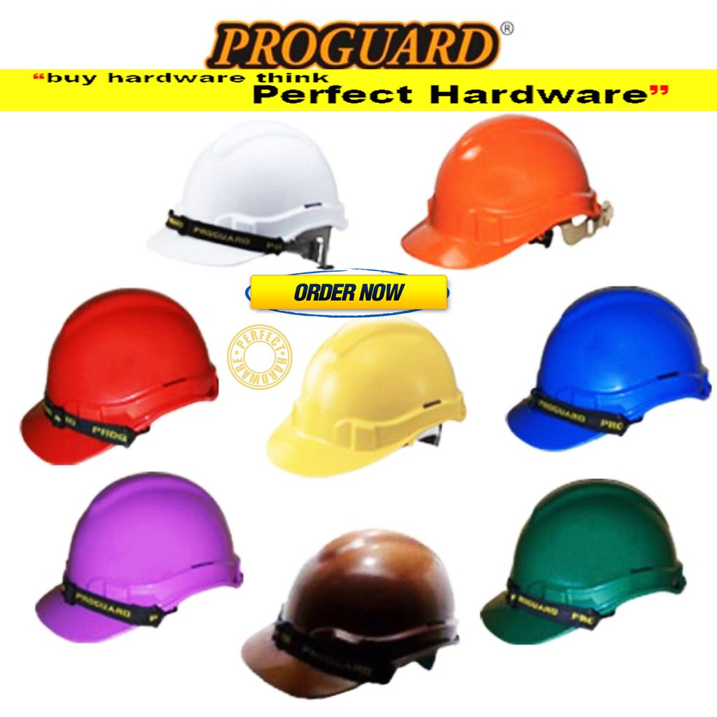 PROGUARD INDUSTRY SAFETY HELMET - SIRIM CERTIFIED-ALL COLOURS | Shopee ...