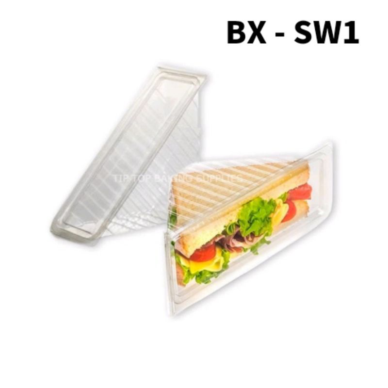 SW - 1 (BENXON) Sendwich Box with lock /Bekas Sandwich (50pcs) | Shopee ...