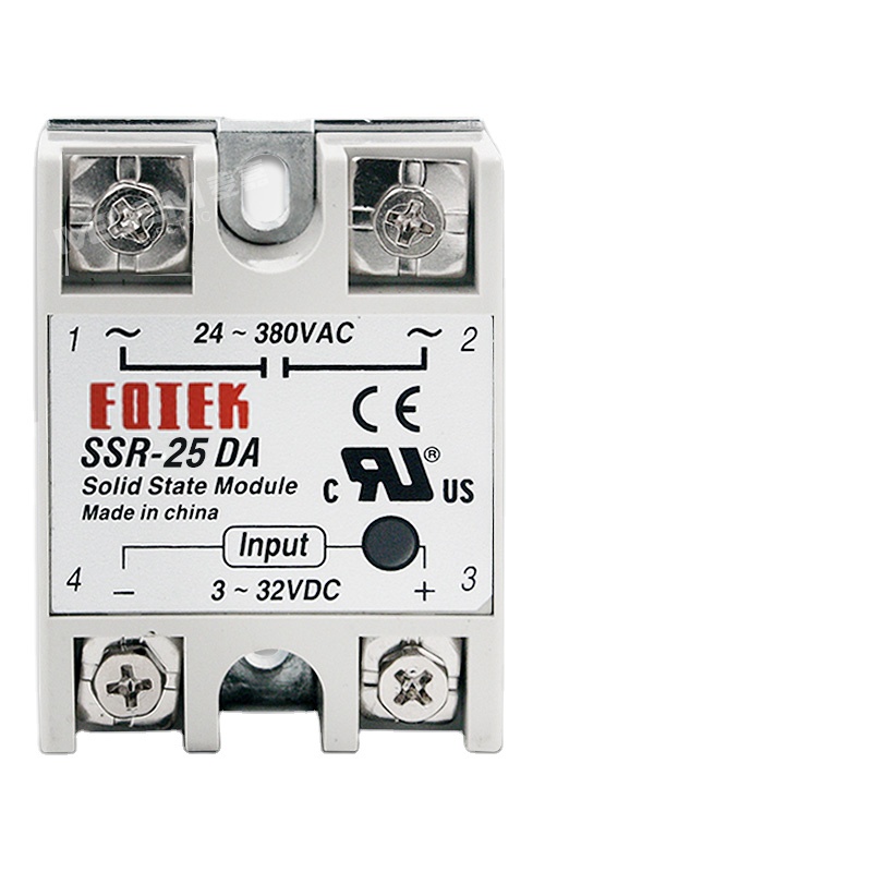 SSR-25DA SOLID STATE RELAY DC CONTROLLED AC - SINGLE PHASE | Shopee ...