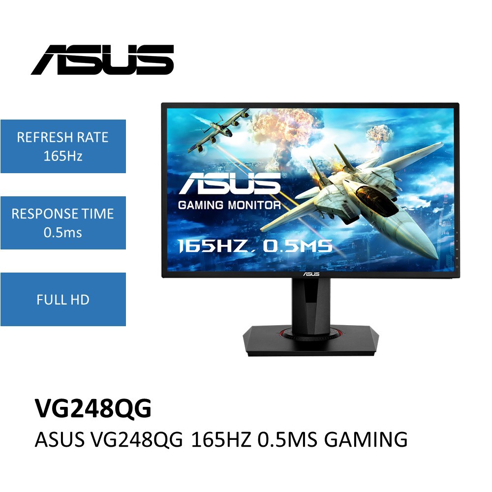 ASUS 24 VG248QG 165HZ 0.5MS FULL HD G-SYNC TN 144HZ GAMING MONITOR ...