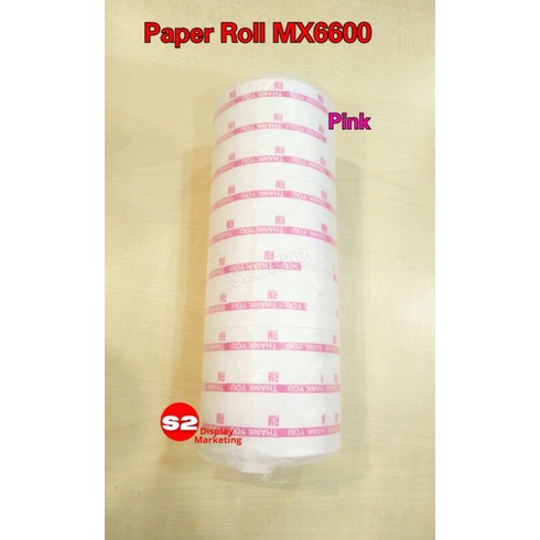 [READY STOCK] PAPER ROLL MX6600(1 Bundle-10 roll)- PAPER ROLL/PRICE TAG ...
