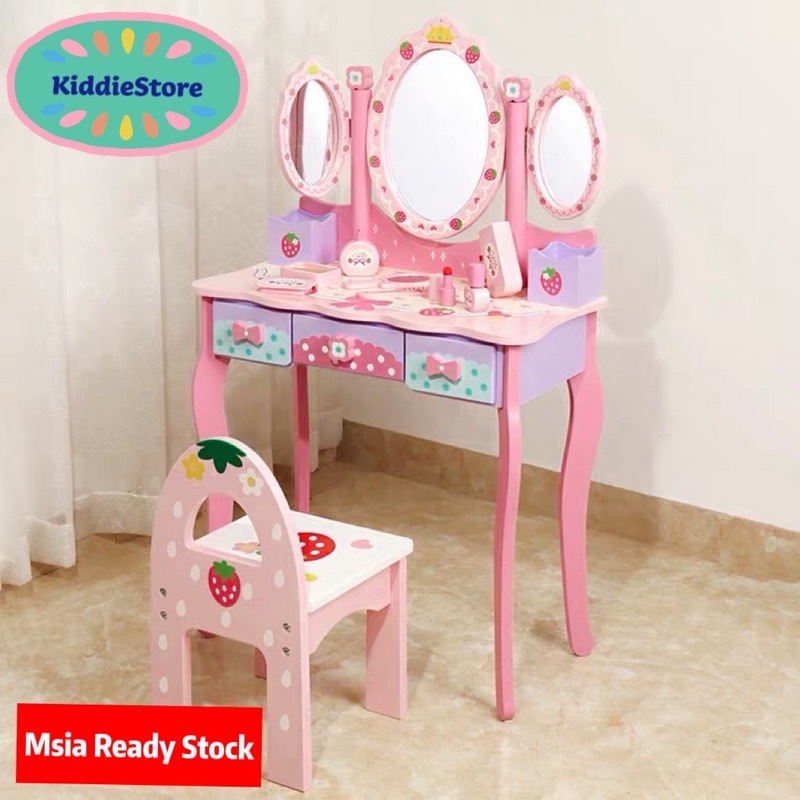 Wooden Toys : Princess Make Up Table Playset with full set toys ...