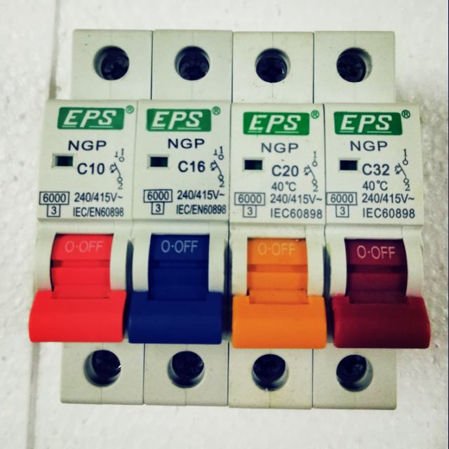 EPS 1 POLE SIRIM MCB 6A 10A 16A 20A 32A 40A 63A (6KA) | Shopee Malaysia