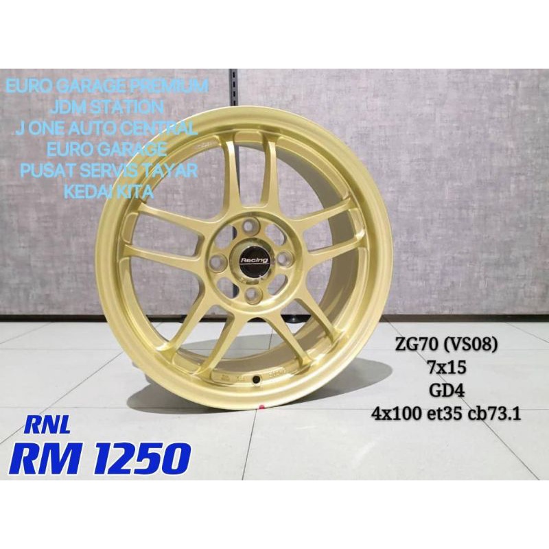 SPORT RIM BARU RACING HART ALZA VIOS JAZZ MYVI | Shopee Malaysia
