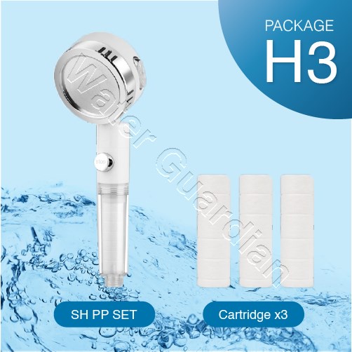 MDBC Handheld High Pressure Water Saving PP Filter Shower Head / Kepala ...