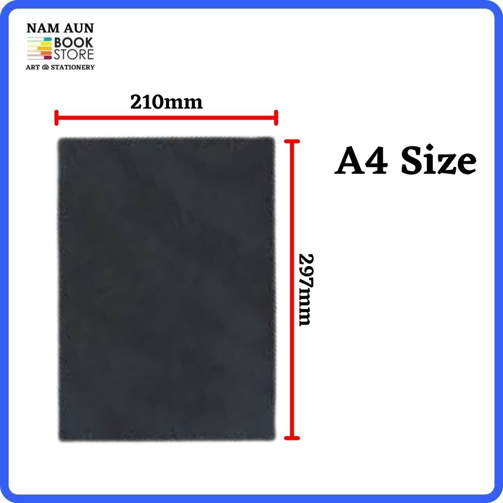Mounting Board / Board Hitam / Black Card / Card Hitam / Black Mounting ...