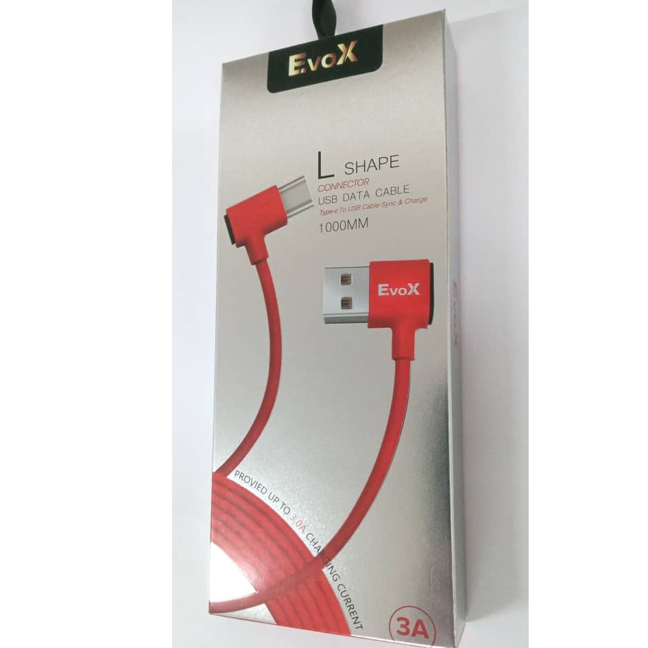 EvoX L Shape Connector USB Data Cable (Type-c) | Shopee Malaysia