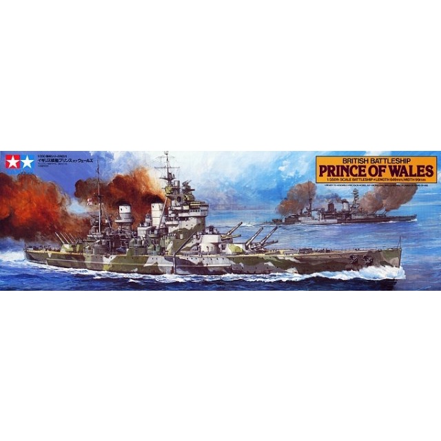 Plastic Assembly Model TAMIYA Scale 1/350 British Battleship Prince of ...