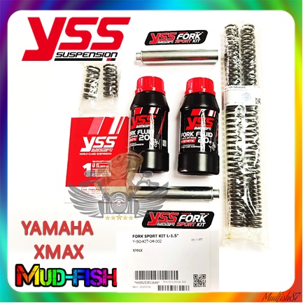 YSS YAMAHA XMAX 250 | 300 RACING FORK SPORT KIT 1.5 " LOWER (ORIGINAL ...