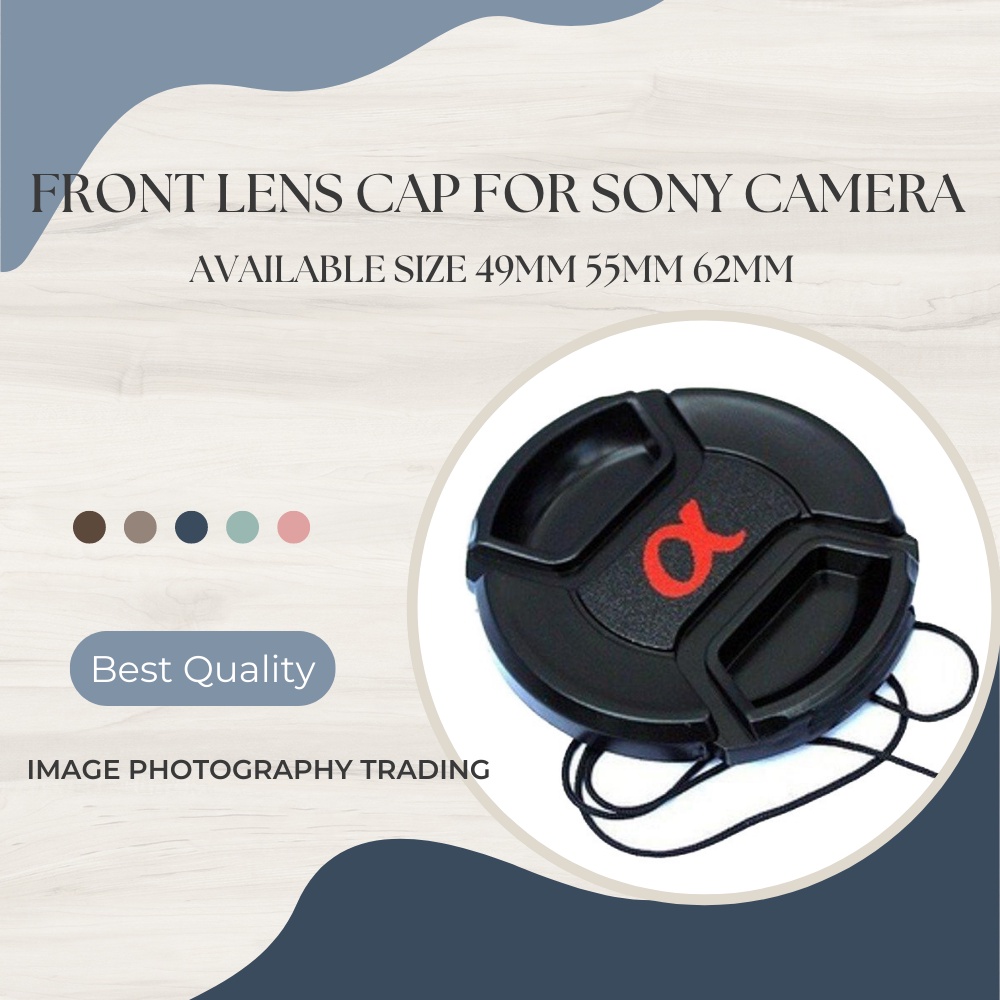 Sony Front Lens Cap 49mm 55mm 62mm For Sony NEX Sony Alpha Digital ...