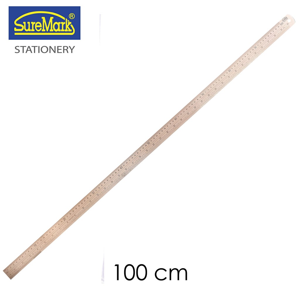 Suremark Stainless Steel Ruler 100cm | Shopee Malaysia
