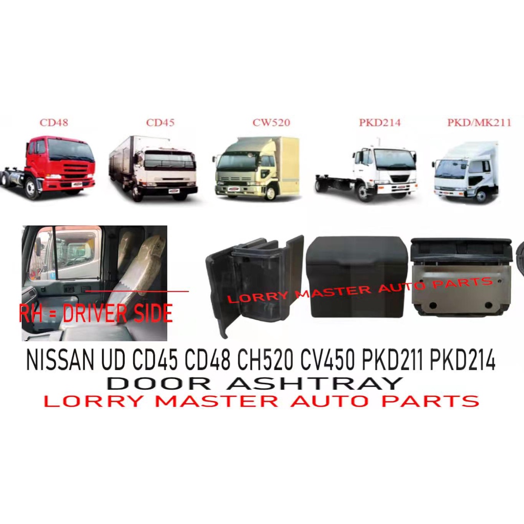 J130S01 ASHTRAY COVER NISSAN UD CD45 CD48 CV450 CH520 GE13 PKD211 ...