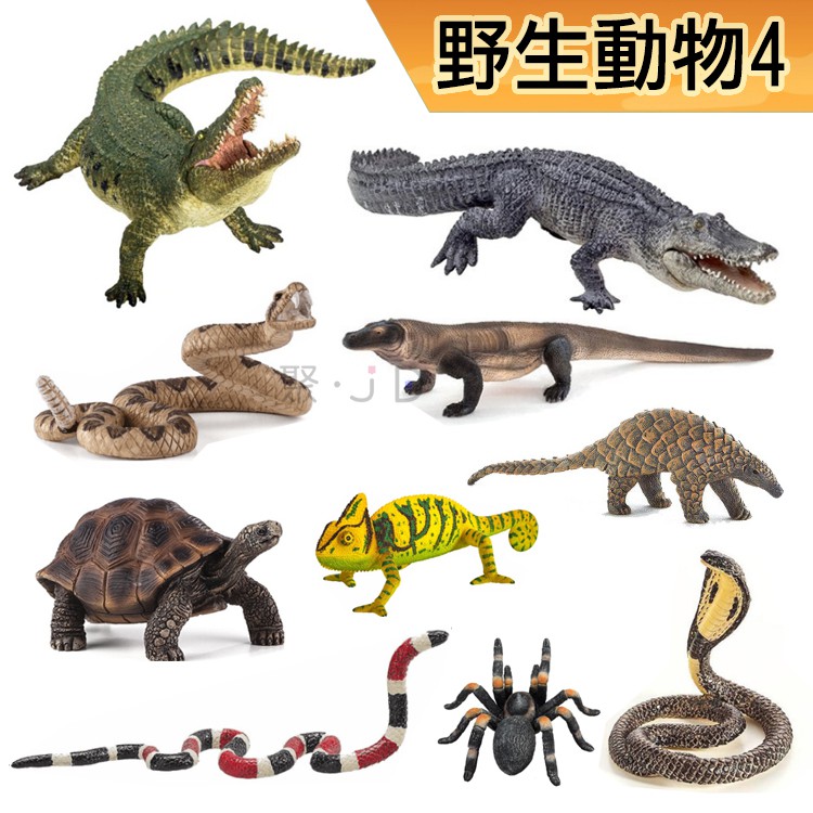 Playable [MOJO FUN Animal Model] Wildlife 4-Reptiles/Snakes/Cobras ...