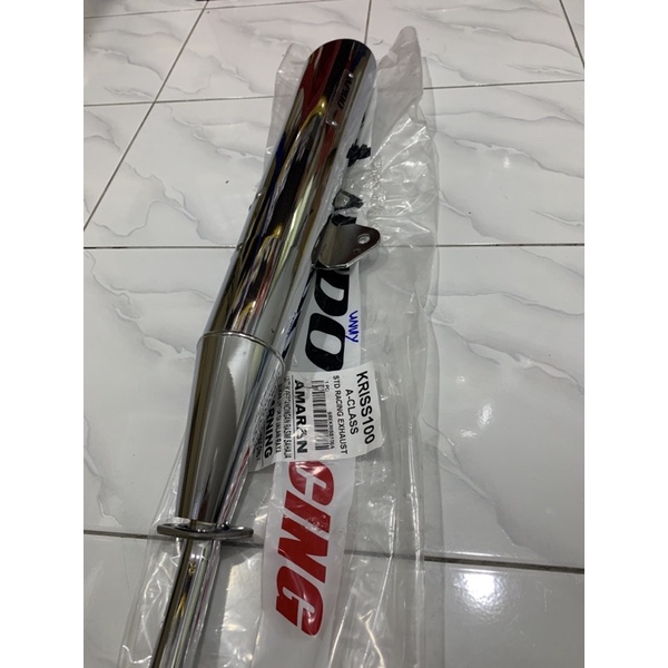 Apido racing kriss100 standard racing exhaust ( lubang besar ) | Shopee ...