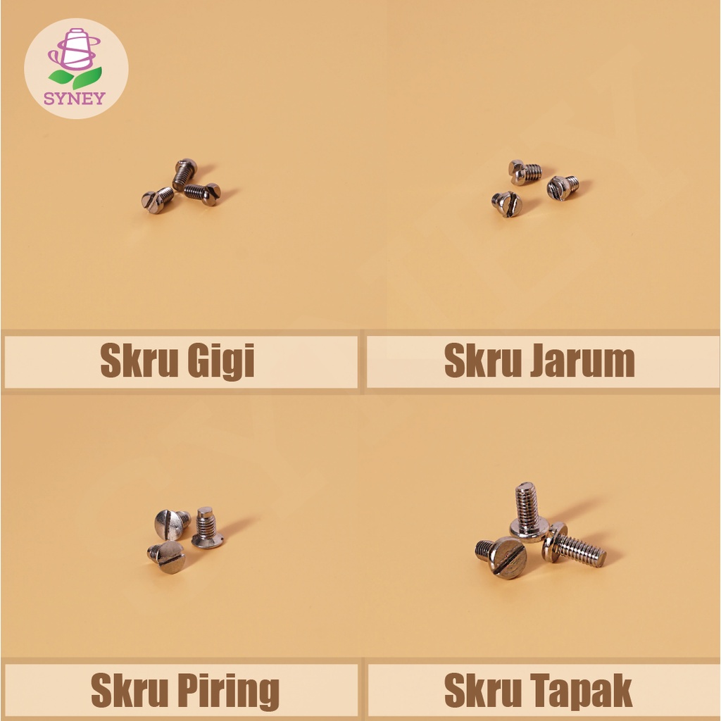 Skru Mesin Jahit Industri / Screw For Industrial Sewing Machine , skru ...
