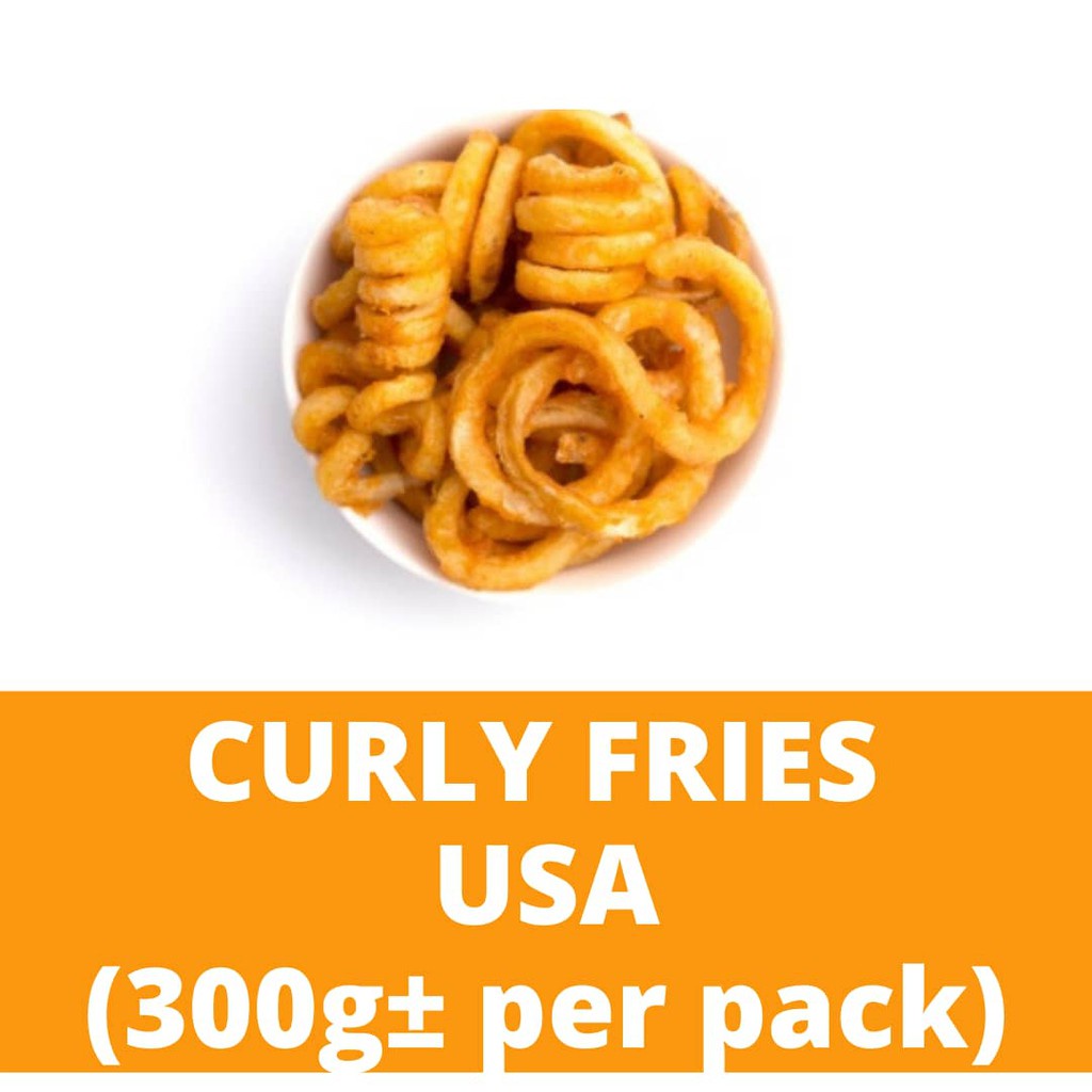 Curly Fries USA (300g) 薯条卷 SungTao Frozen Convenience Food Potato Bites ...