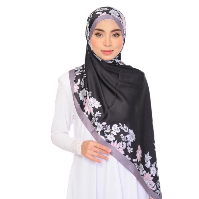 Tudung Shawl Printed Ariani Batik Satin Bubble.Tudung Raya | Shopee ...