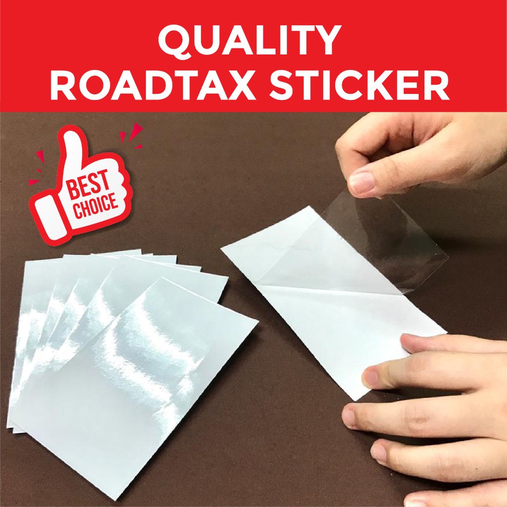 Roadtax Sticker / Puspakom Sticker / Pelekat Cermin Cukai Jalan ...