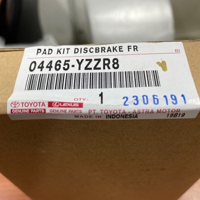 ORIGINAL TOYOTA AVANZA F602 F652 F653 F654 RUSH F700 (2004-2021) SUZUKI ...